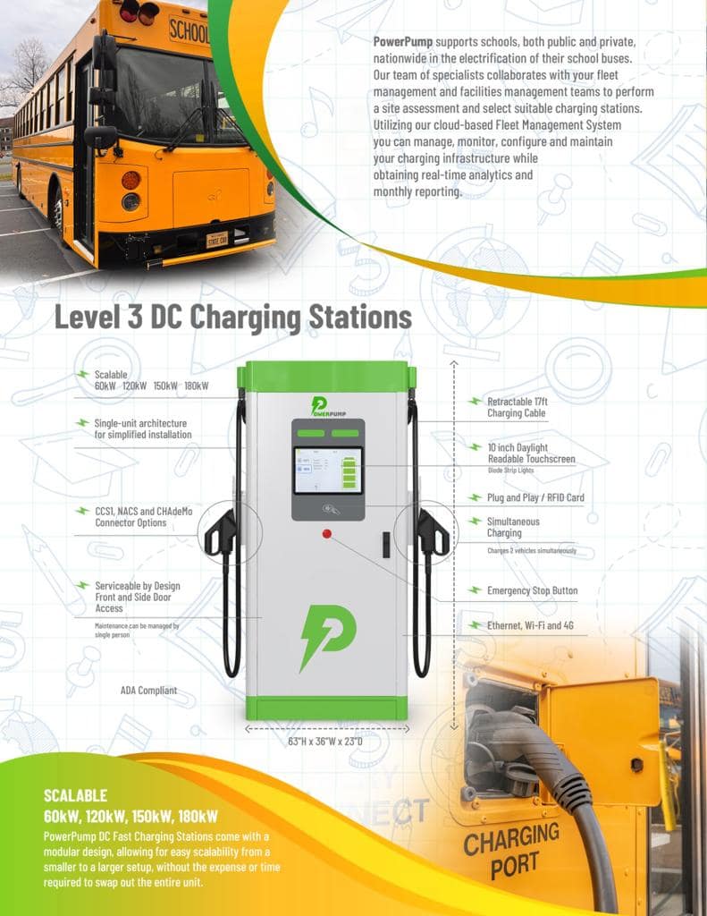 Electric School Bus Charging Stations in VA | Atlas GC
